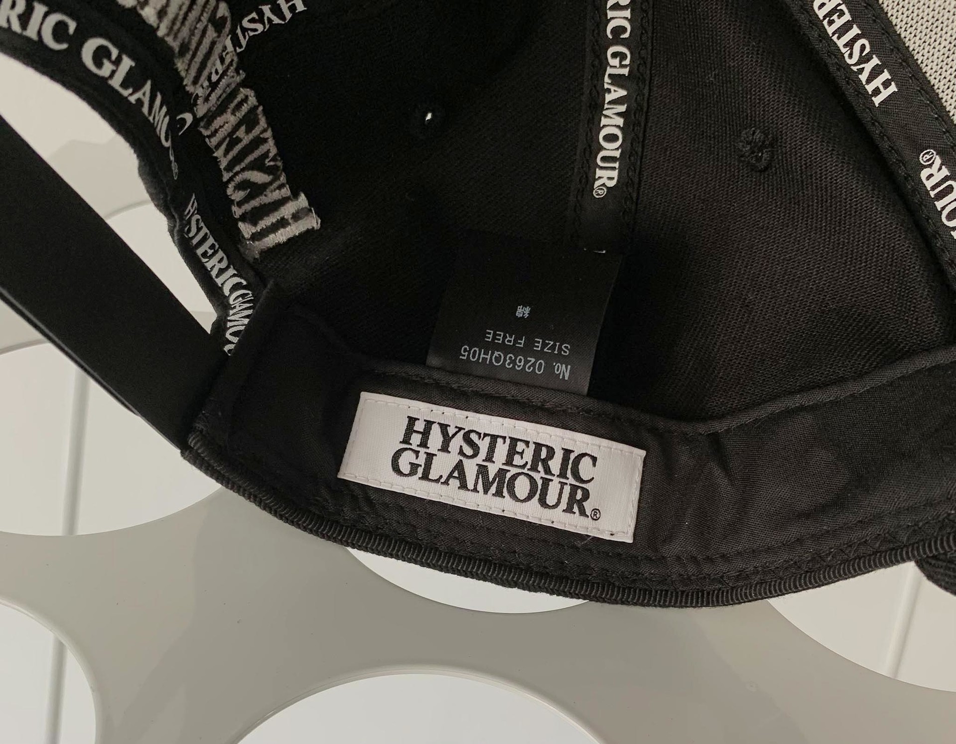 HYSTERIC GLAMOUR logo cap : TAAU