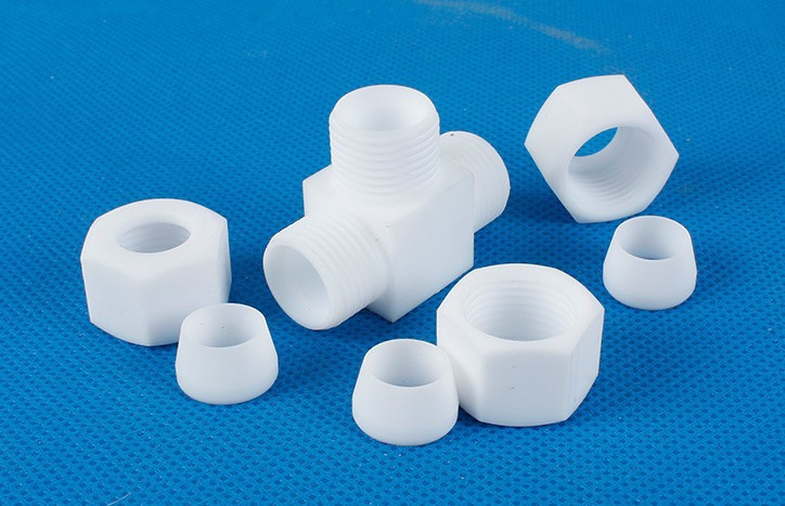 [Fitting] PTFE 테프론 3-way 유니온 아답터[파이프 연결관 테플론 teflon T자 Tee] : 티디엘사이언스