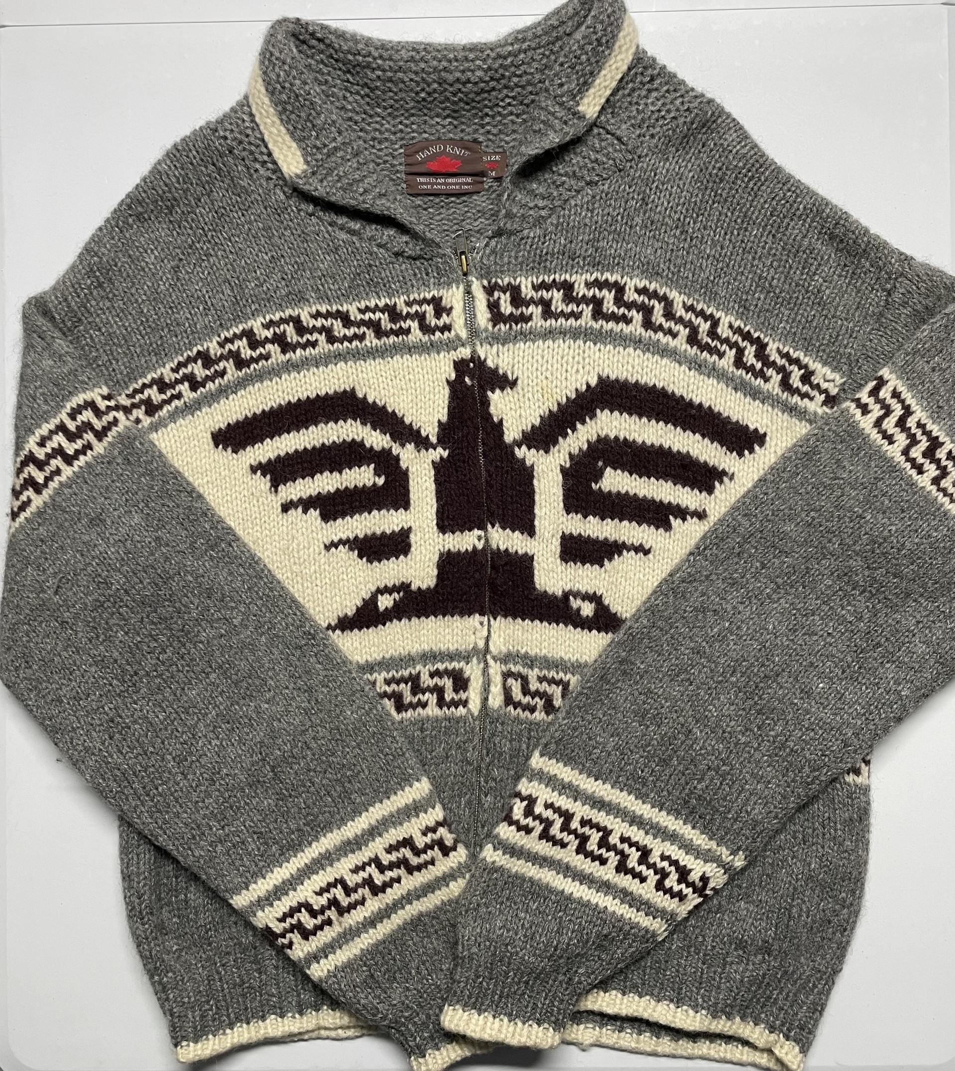 Canadian Wool Cowichan Sweater (105-107 Size) : Share the vibe