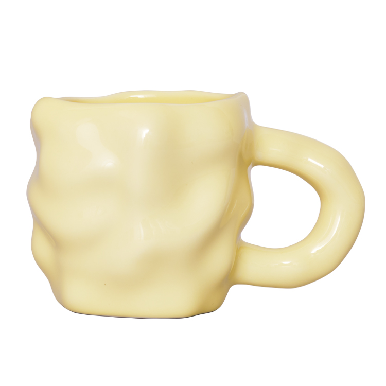 Lumpy Mug - Light Yellow : MUSHMUSH