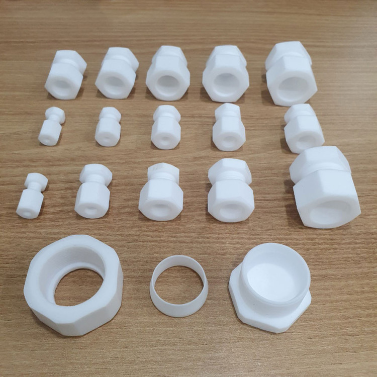 [Fitting] PTFE 테프론 파이프 유니온 마개 엔드캡 클로저 플러그 마감 [테플론 teflon] plug 플러그 뚜껑 ...