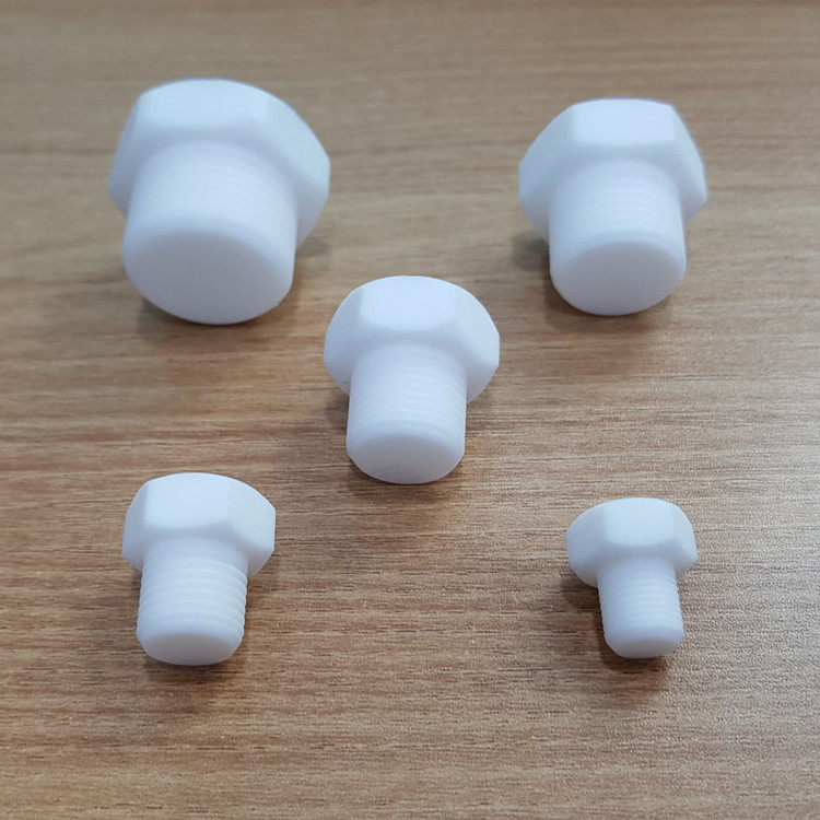 [Fitting] PTFE 테프론 볼트 캡 [마개 뚜껑 마감 밀봉 플러그 plug 클로저 테플론teflon] : 비코사이언스