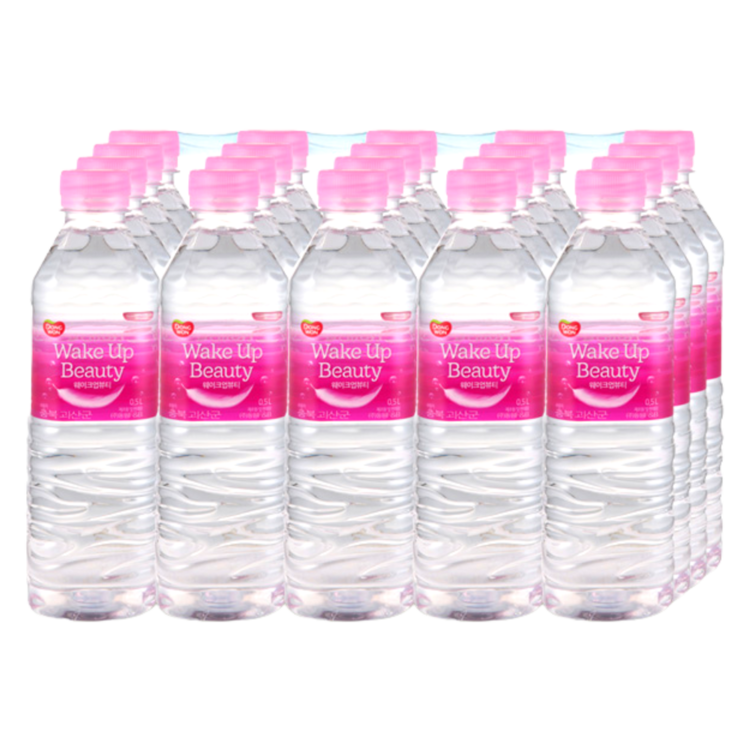 동원샘물 웨이크업뷰티 500ml 40병 (무료배송)