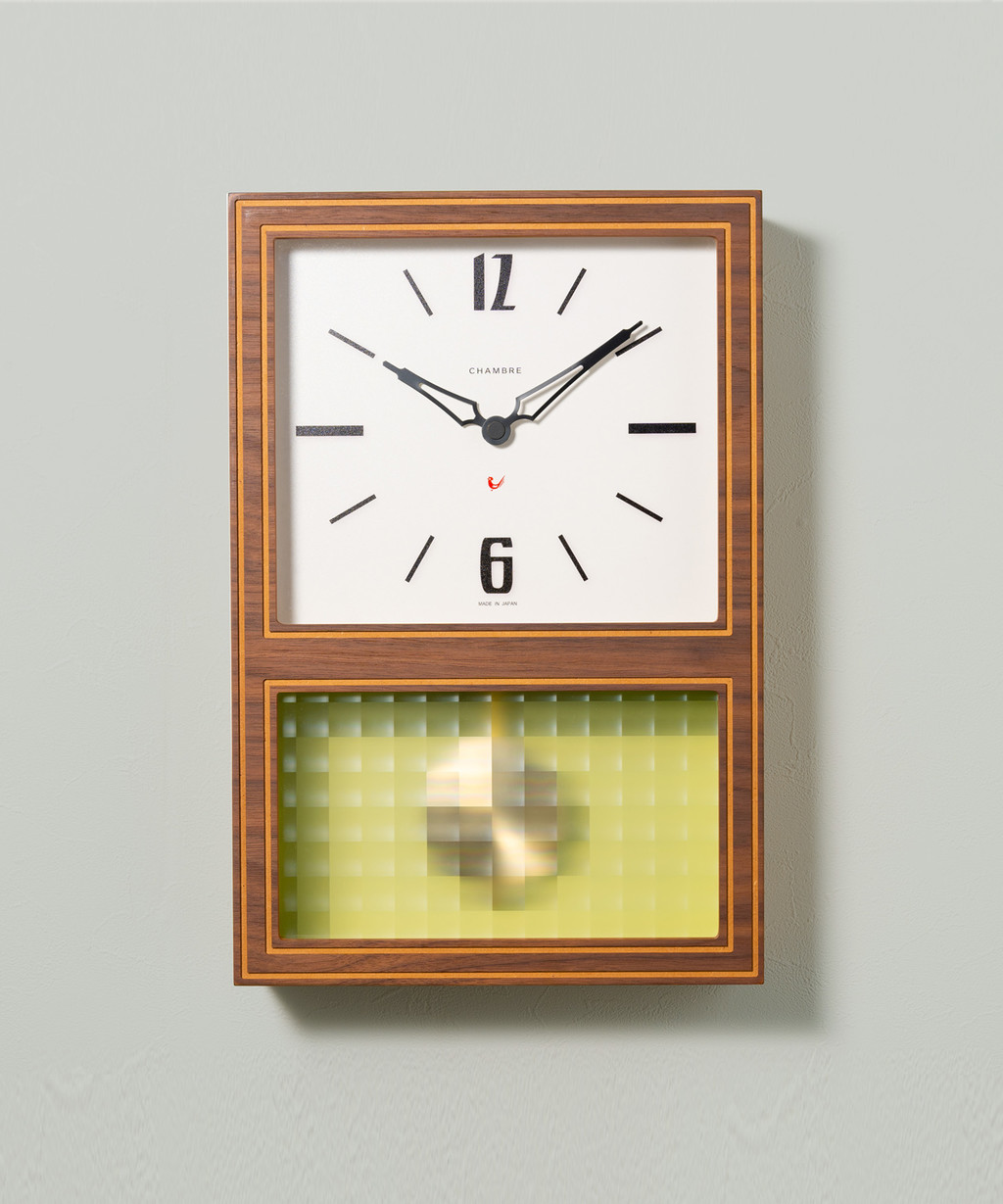 Glass Pendulum Clock (WN) : moromoro (모로모로 오브제)