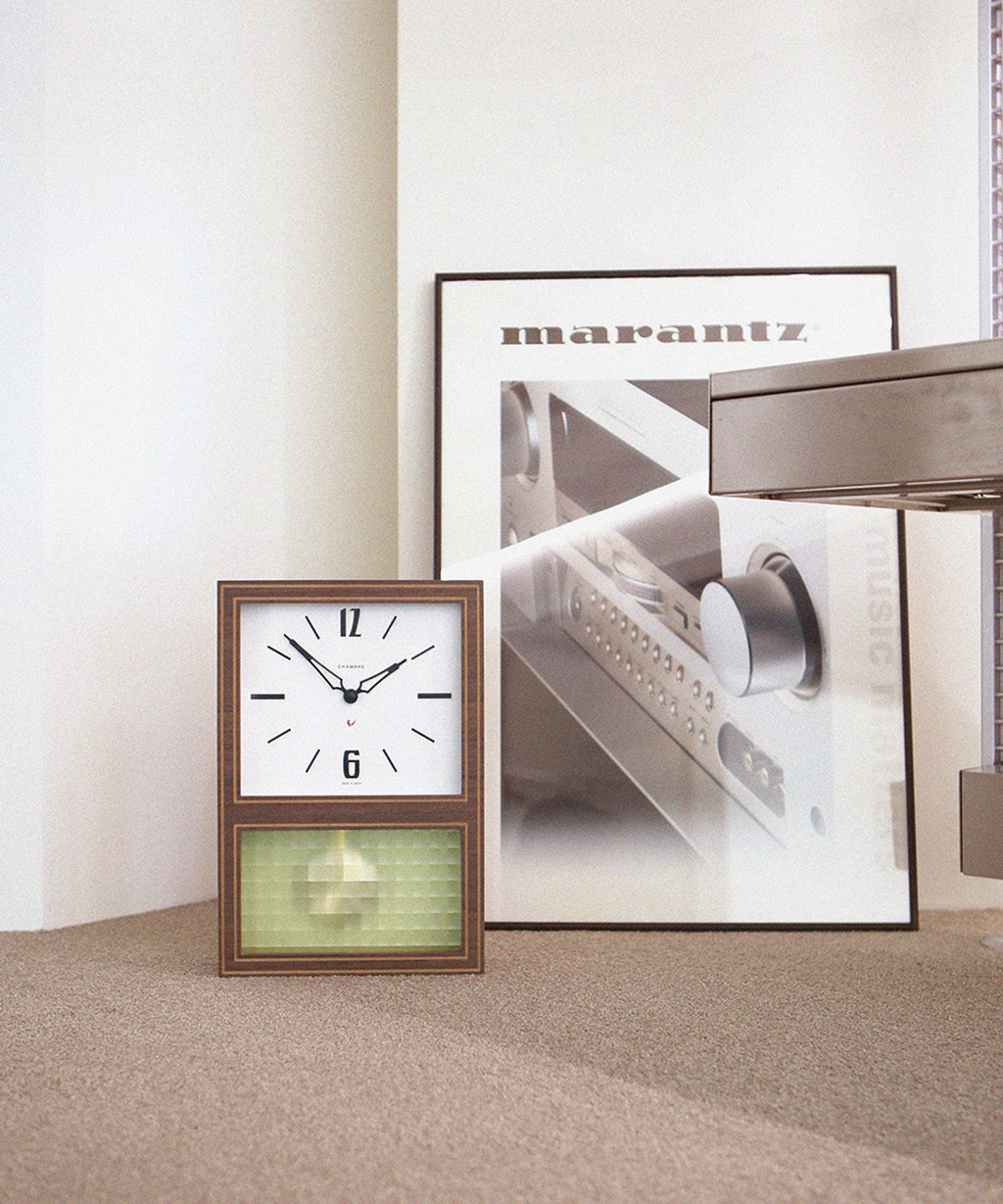 Glass Pendulum Clock (WN) : moromoro (모로모로 오브제)