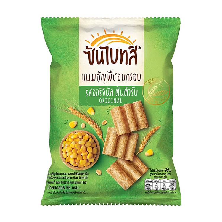 Sunbites/ซันไบทส์ ขนมธัญพืชอบกรอบ รสออริจินัล ต้นตำรับ 50 กรัม : นิโกะ ...