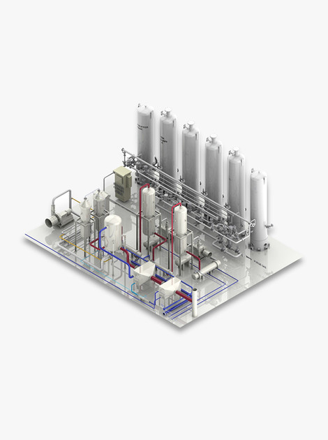1,200Nm3/hr NG Steam Reformer System : (주)신넥앤테크