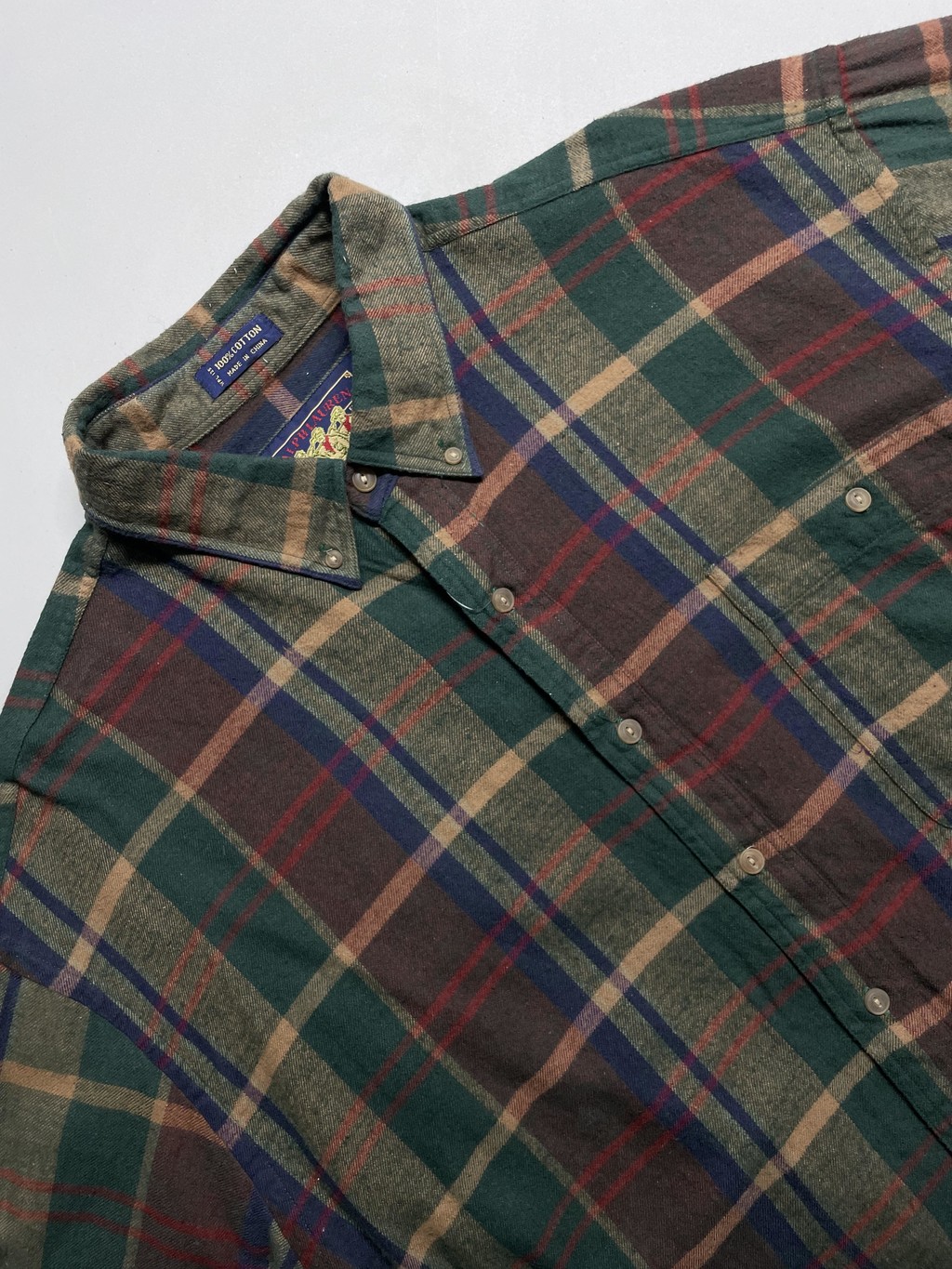 Chaps Ralph Lauren Boy Scout Label Check Cotton Shirt (105-110) : Share ...