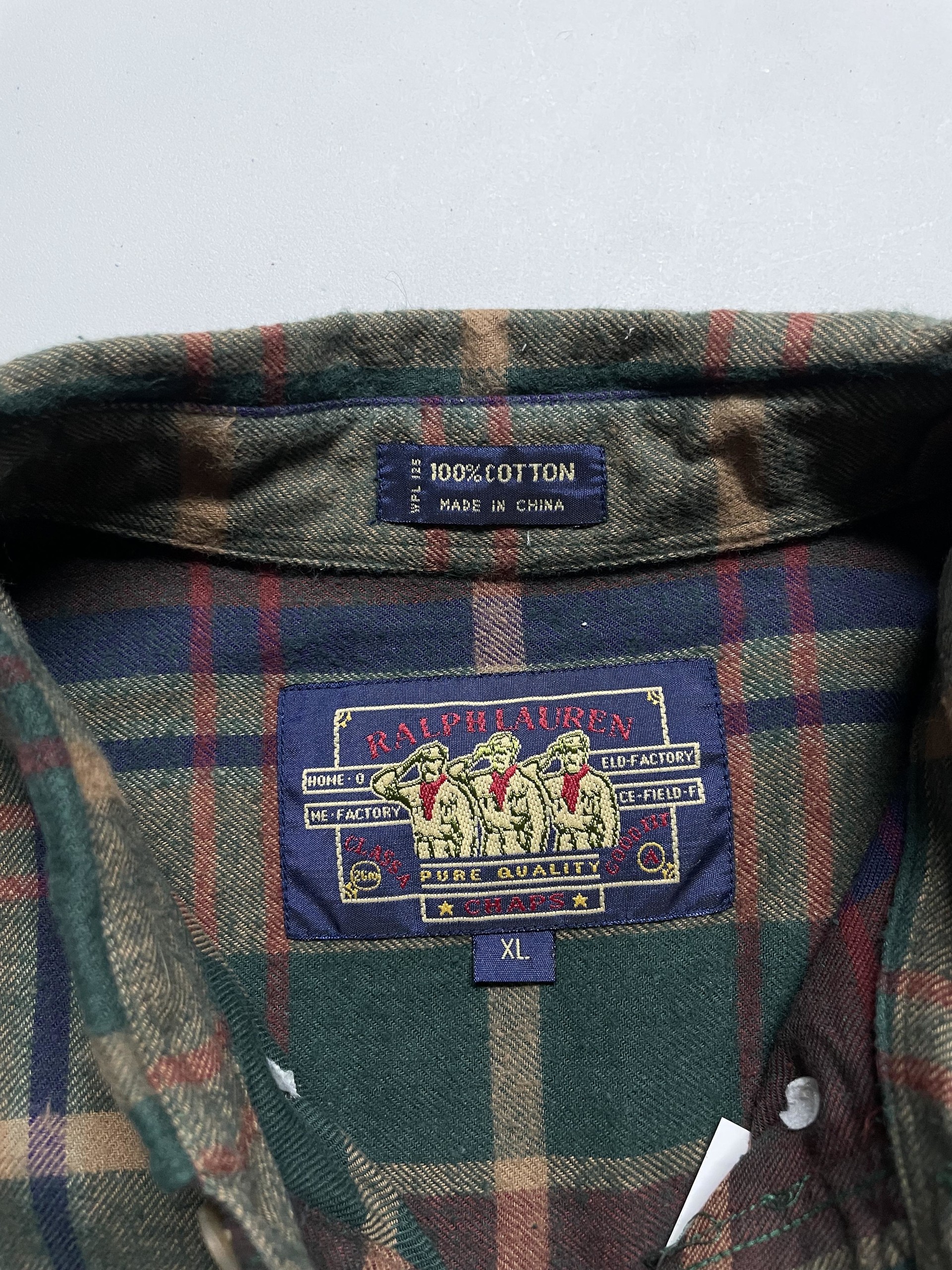 Chaps Ralph Lauren Boy Scout Label Check Cotton Shirt (105-110) : Share ...