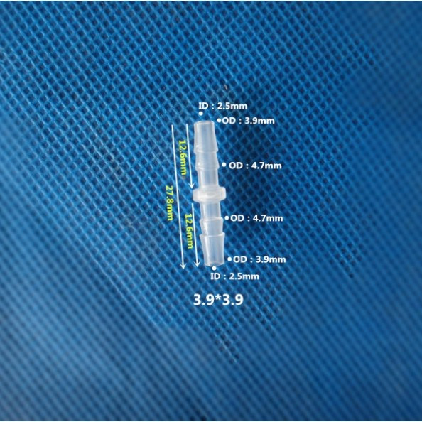 Fitting 튜브 호스 커넥터 스트레이트 플랫 타입 피팅 1자 일자 Pp 튜빙 Flat 연결관 플라스틱 Fitting