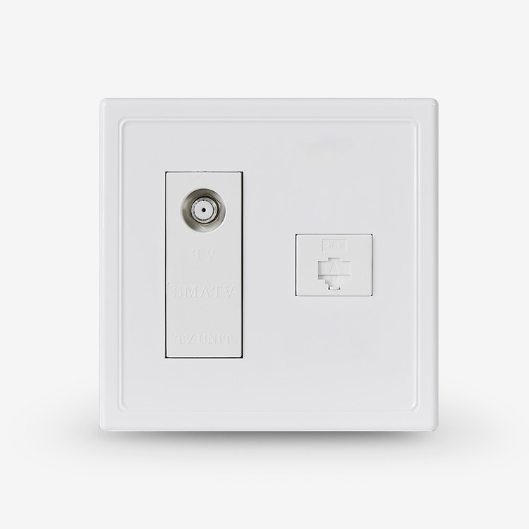 보노 사각 CATV 8P 콘센트