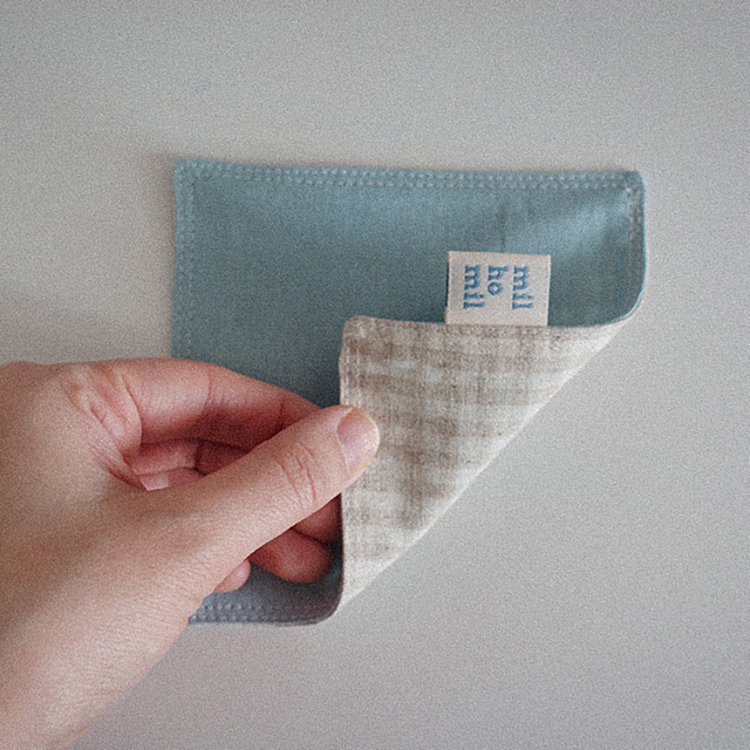 tea coaster - reversible : easy.cosy.tidy Fabric Goods milhomil 밀호밀