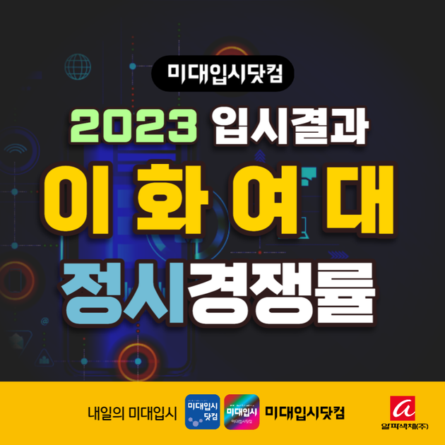 2023 이화여대 정시 경쟁률 이대 이화여자대학교 미대 인문 자연계열 경쟁률 지원현황 동양화 서양화 조소 도자예술 디자인학부 섬유미술 패션디자인 미대입시 입시미술