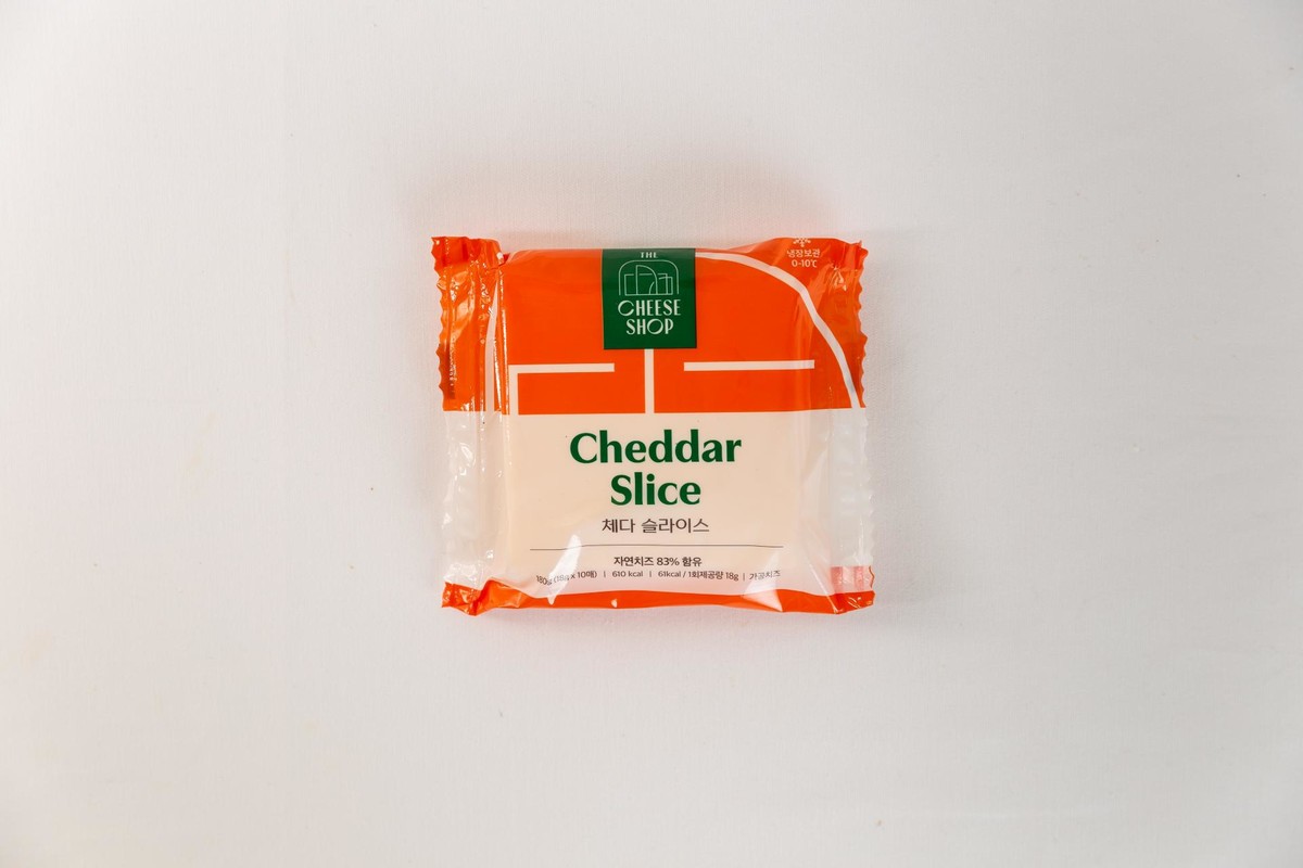 Cheddar Slice 10ea : 더치즈샵 치즈메뉴
