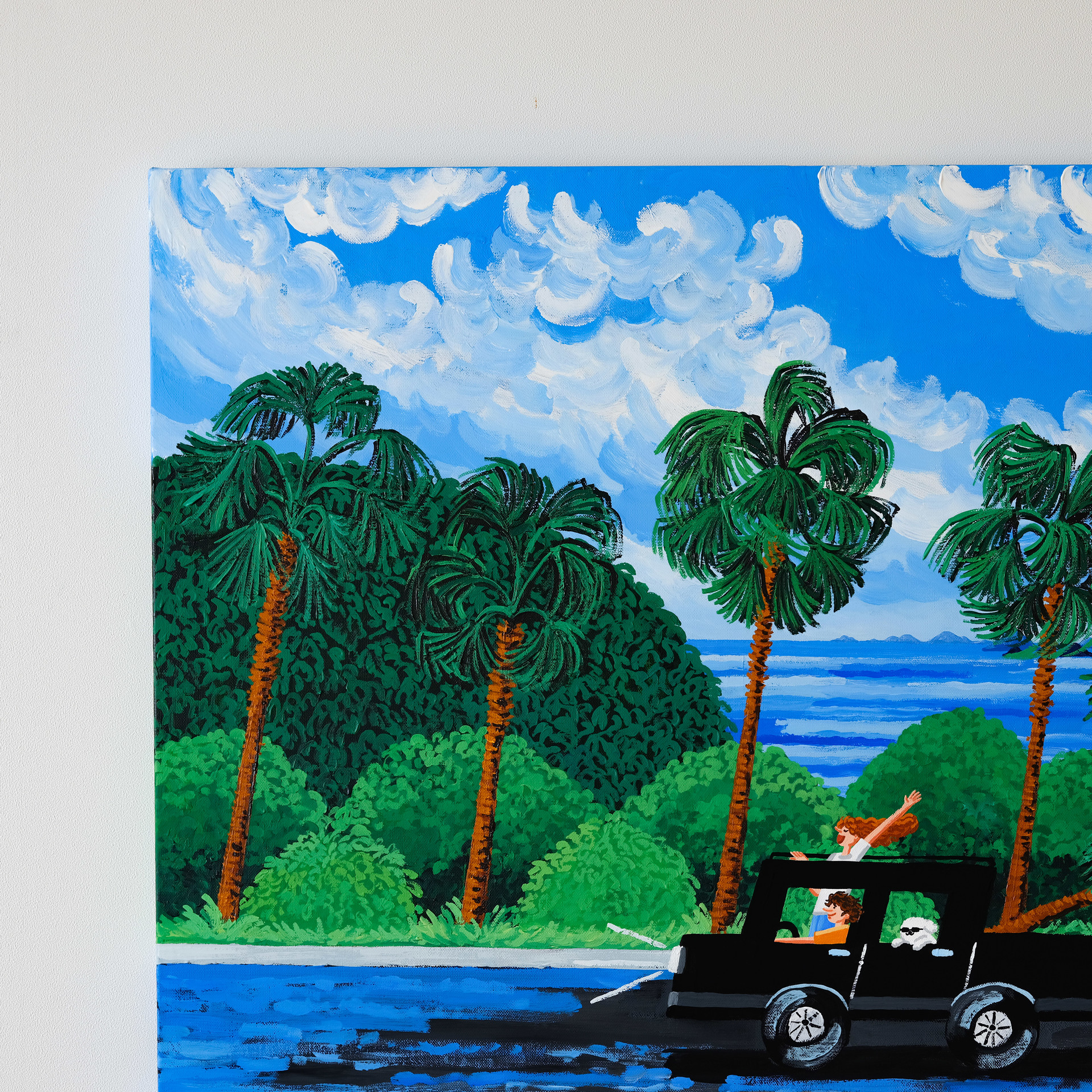 Palm tree road : PrairieArt 프레리아트