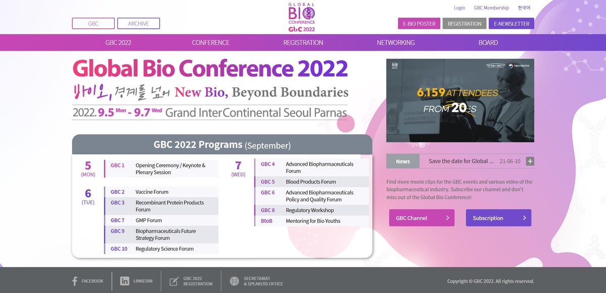 Global Bio Conference 2022 : True-Commmunications