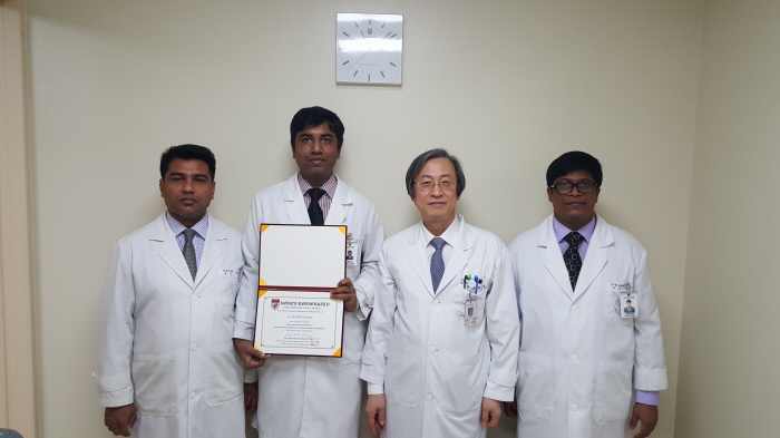 Dr. MD ARIFUZZAMAN (2015~2016) Bangladesh : 송해룡 박사님의 키크는 비결