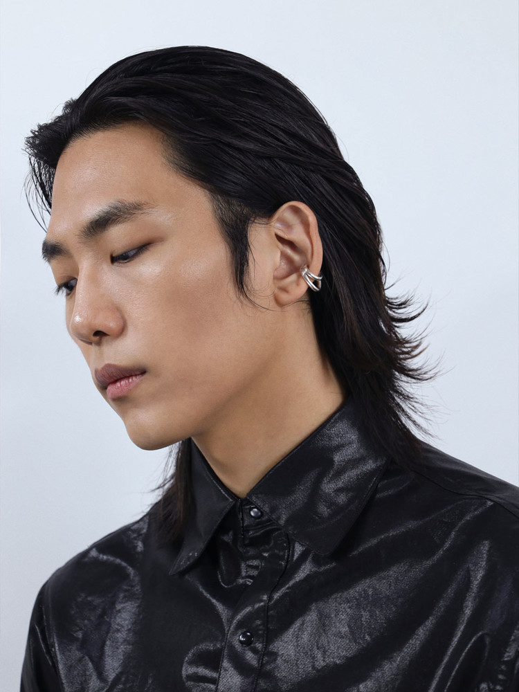 Men's two lines earcuff : Studio HAE 스튜디오 해