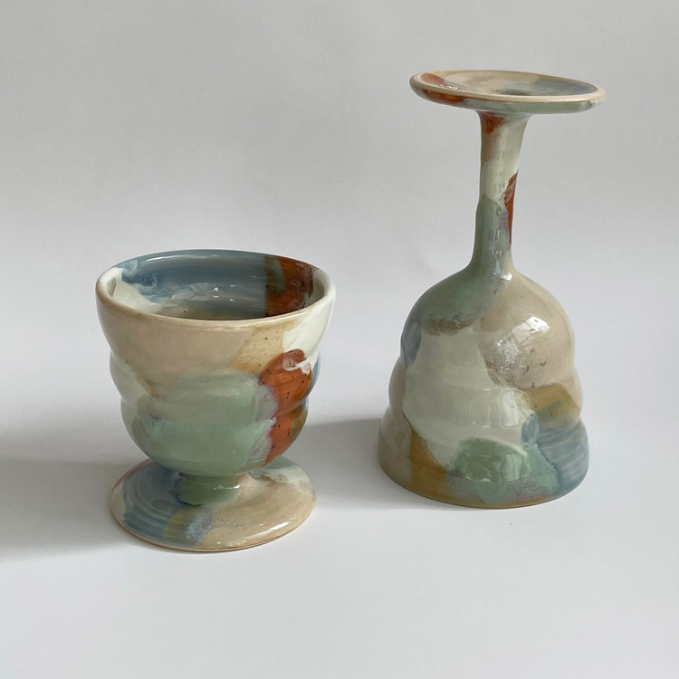 Mojji goblet (shot, basic) PATTERN - 2 : Quartz