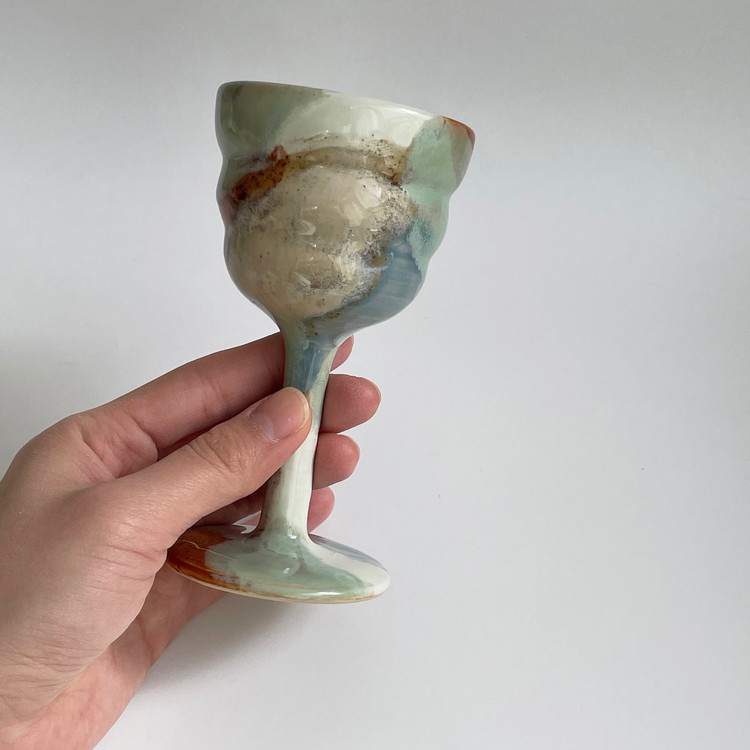 Mojji goblet (shot, basic) PATTERN - 2 : Quartz