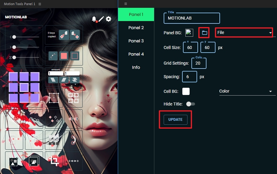 무료로 사용할 수 있는 Motion Tool Pro Extension : TUTORIAL