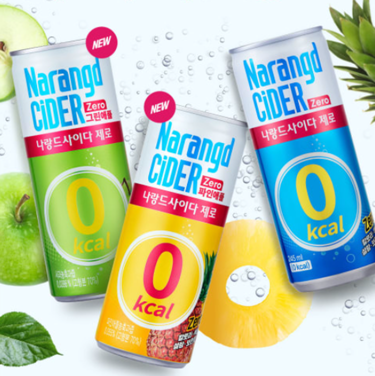 나랑드 사이다 캔 245ml x 30개 (무료배송)