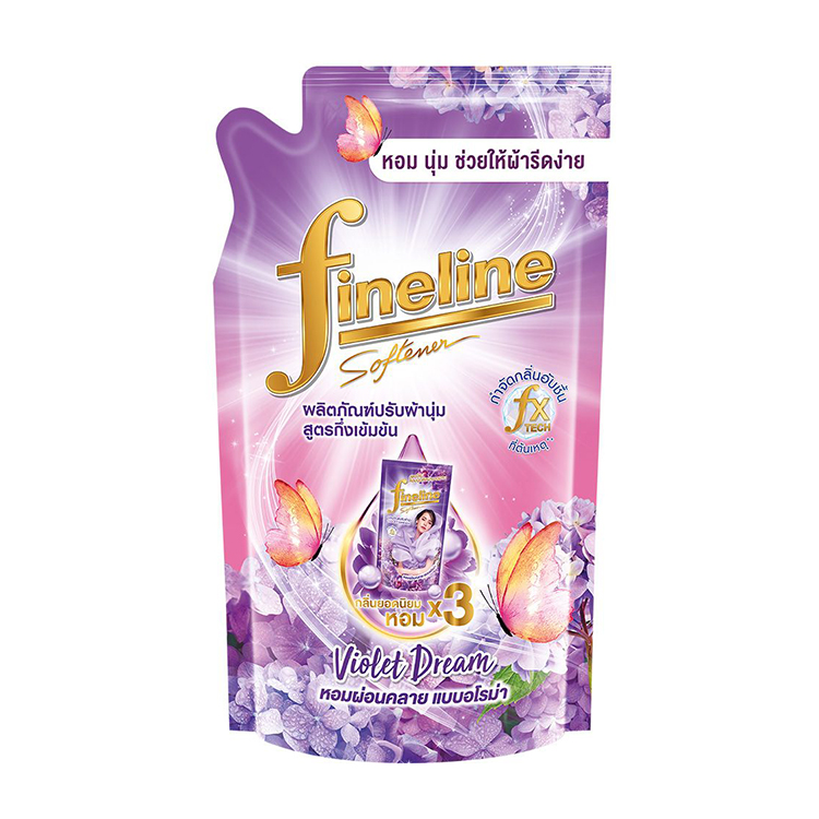 Fineline/파인라인 태국 섬유 유연제 - Violet Dream (리필용) 450ml : 니코니코 타이 마켓 / 태국 구매 대행
