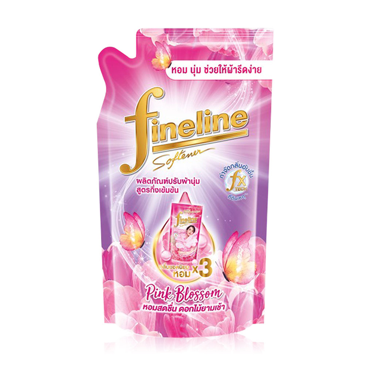 Fineline/ไฟน์ไลน์ ดีไลท์ ผลิตภัณฑ์ปรับผ้านุ่มสูตรกึ่งเข้มข้น กลิ่นพิงค์ ...