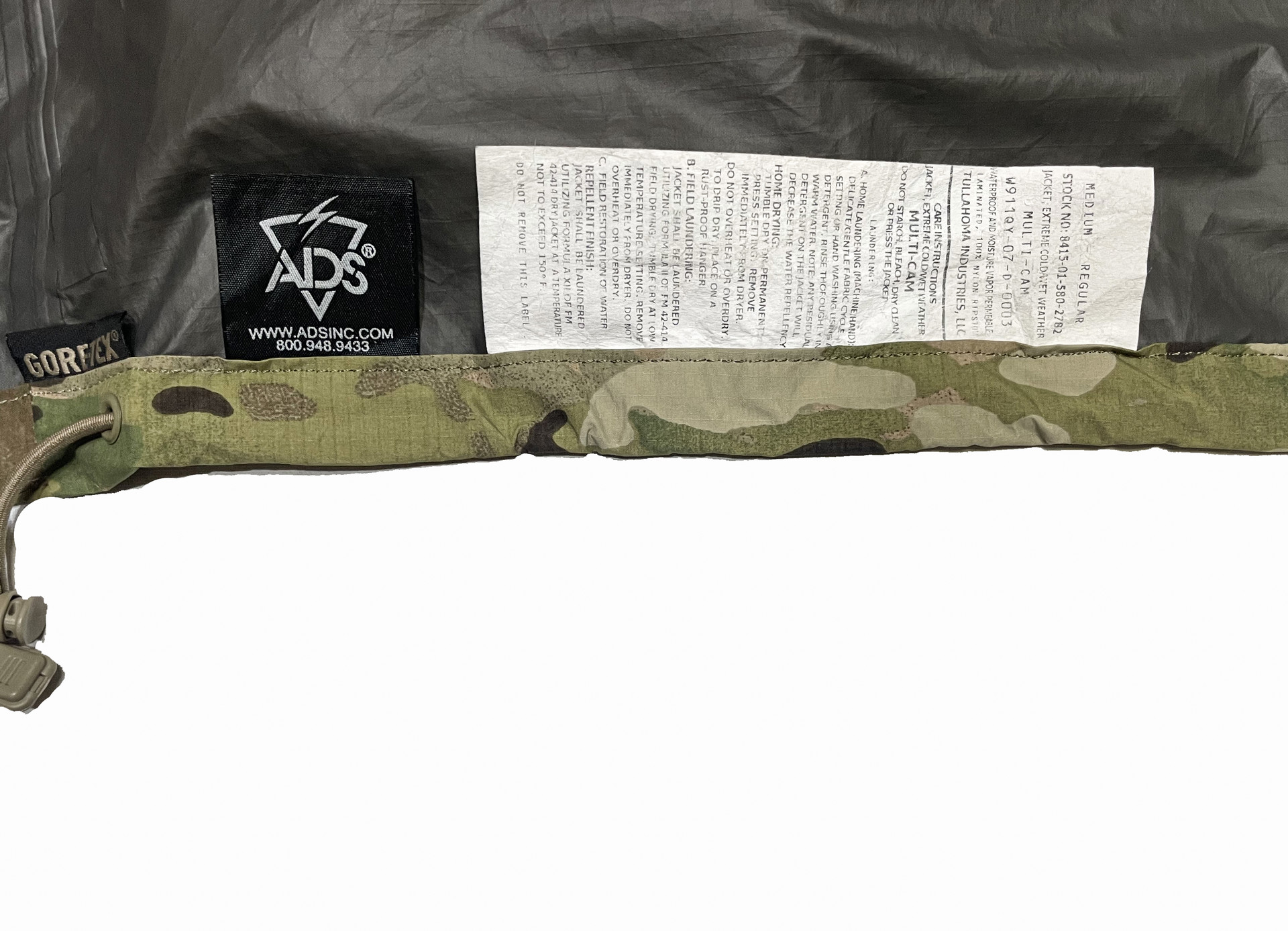 U.S.ARMY Gen iii Level 6, OCP Multicam Gore-Tex Jacket : 네오서울