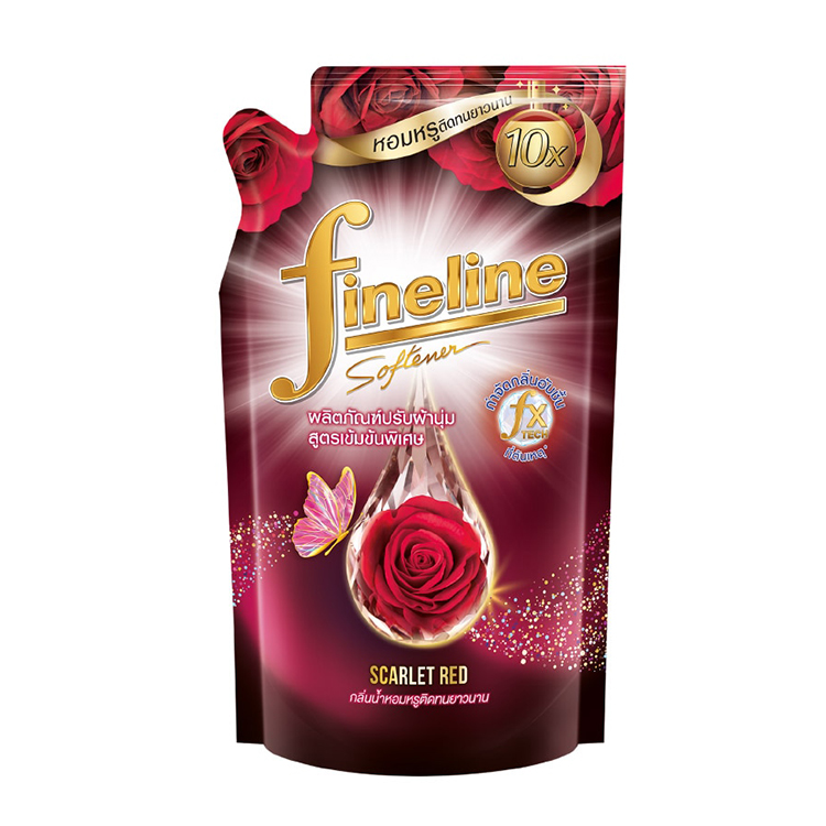 Fineline/ไฟน์ไลน์ ผลิตภัณฑ์ปรับผ้านุ่มสูตรเข้มข้นพิเศษ กลิ่นสการ์เล็ต ...