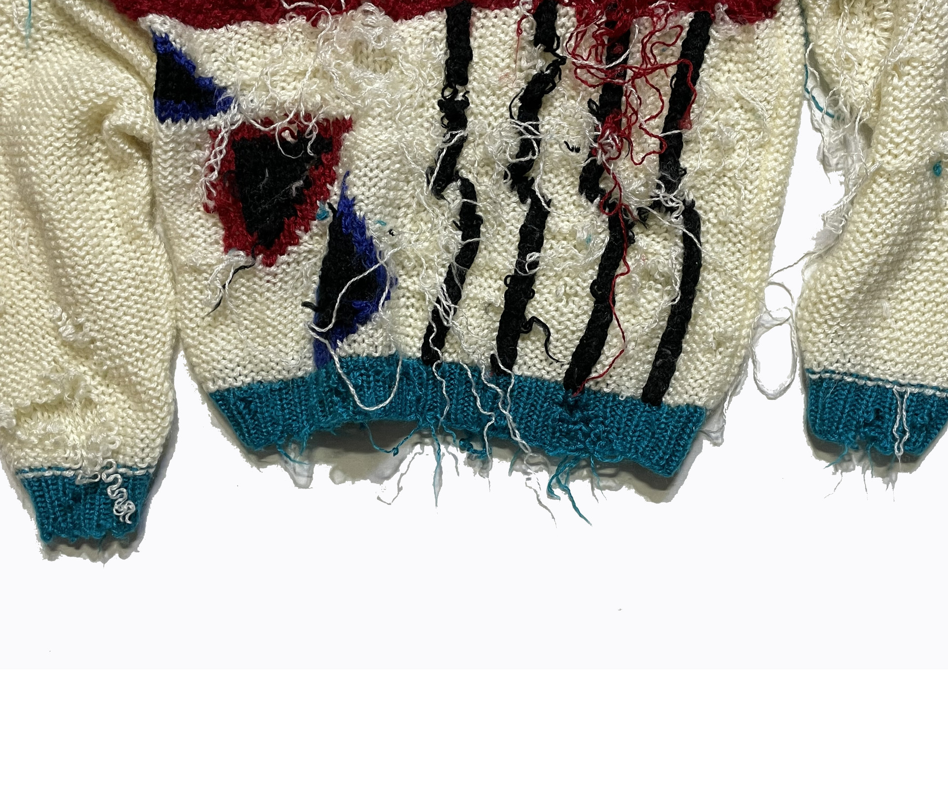 Boro Custom - Vintage Acrylic Intarsia Hand-Knit Sweater : 네오서울