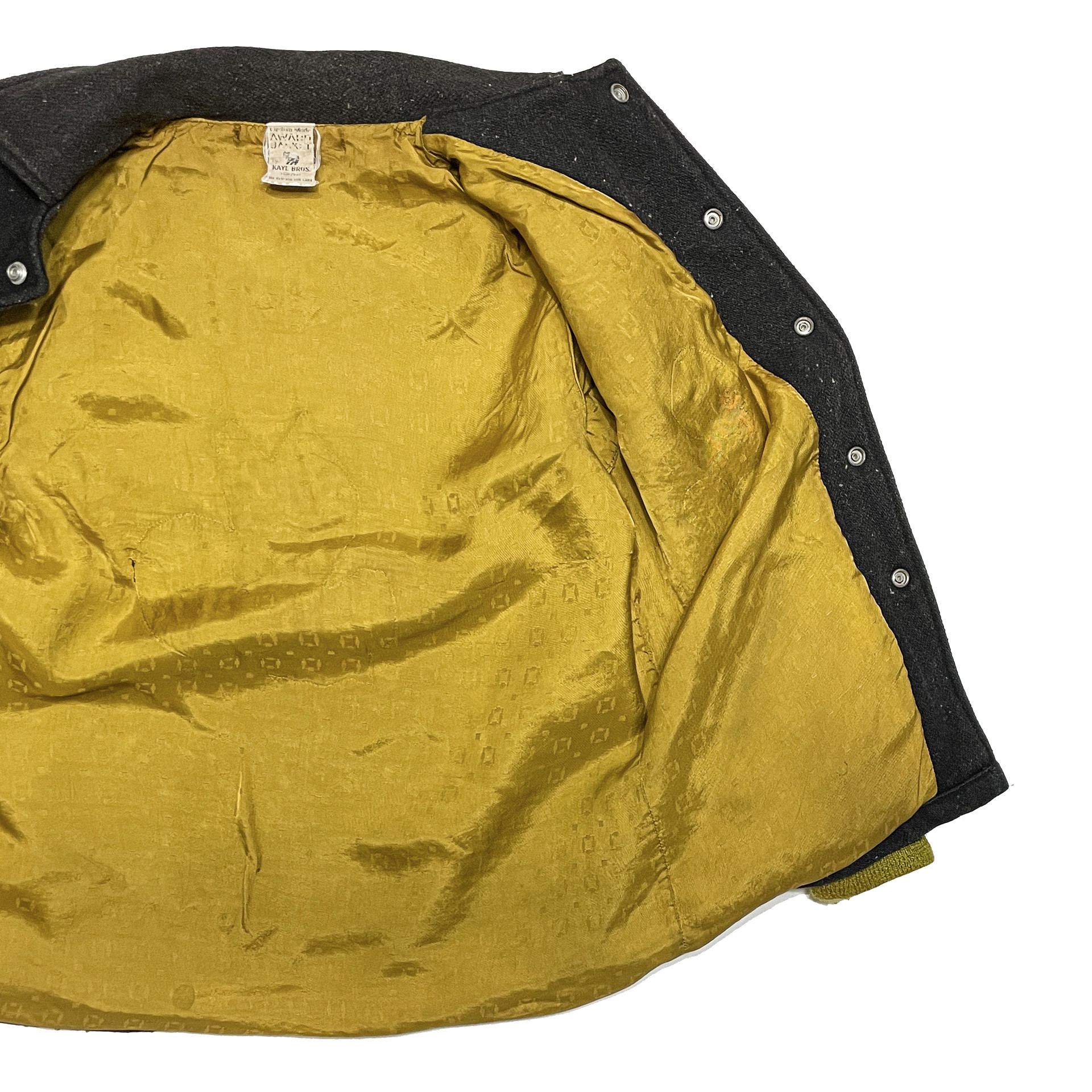 Vintage Hard Faded "Kaye Bros" Wool Varsity Jacket : 네오서울