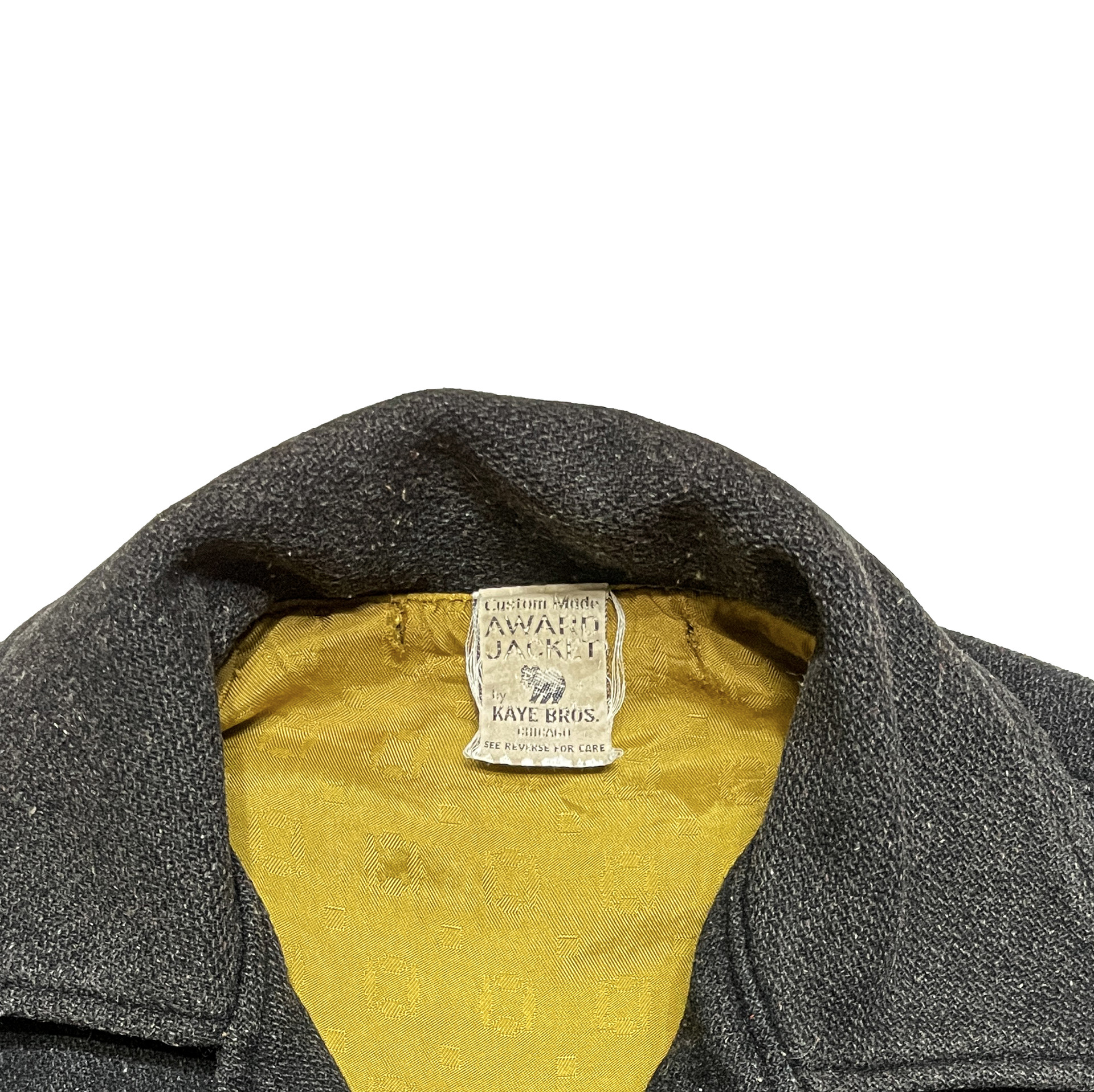 Vintage Hard Faded "Kaye Bros" Wool Varsity Jacket : 네오서울