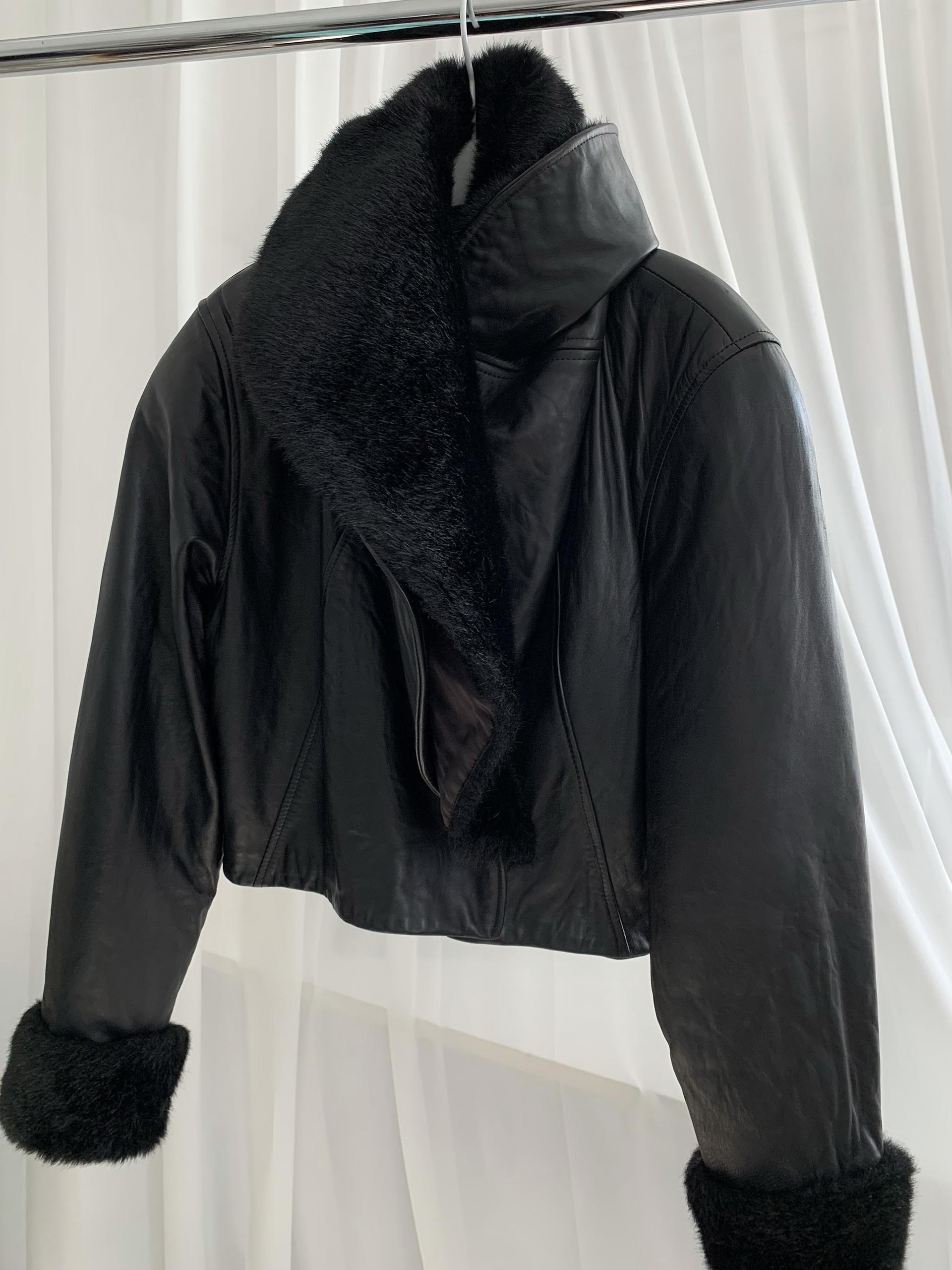 Noup&Doxy 2way leather short jacket : TAAU