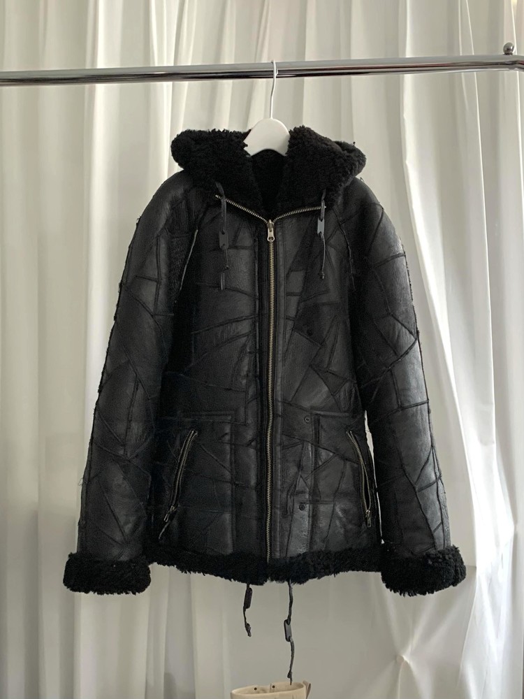 pureté reversible mouton flight jacket : TAAU