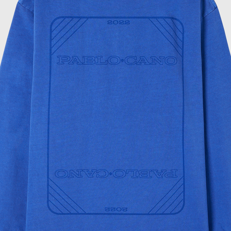 PABLO CANO N.BLUE LOOSE LS TSHIRT : PABLO CANO