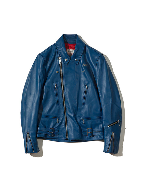 391 LIGHTNING / HORSE HIDE / BLUE : HIDE/AND/RIDE