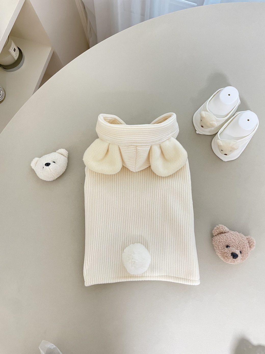 밍구르 - 베어 벨벳 가디건 | Bear Velvat Cardigan