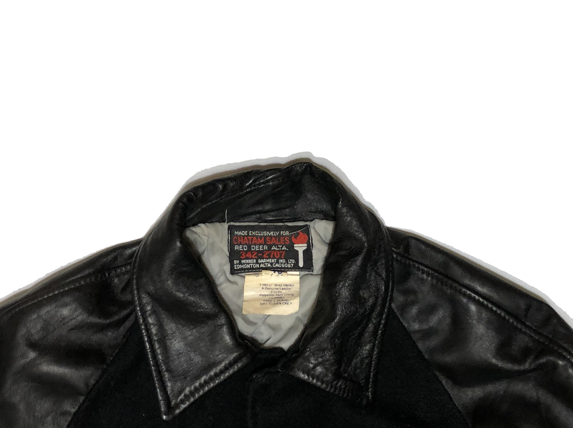 Vintage Leather Vasity jacket : 네오서울