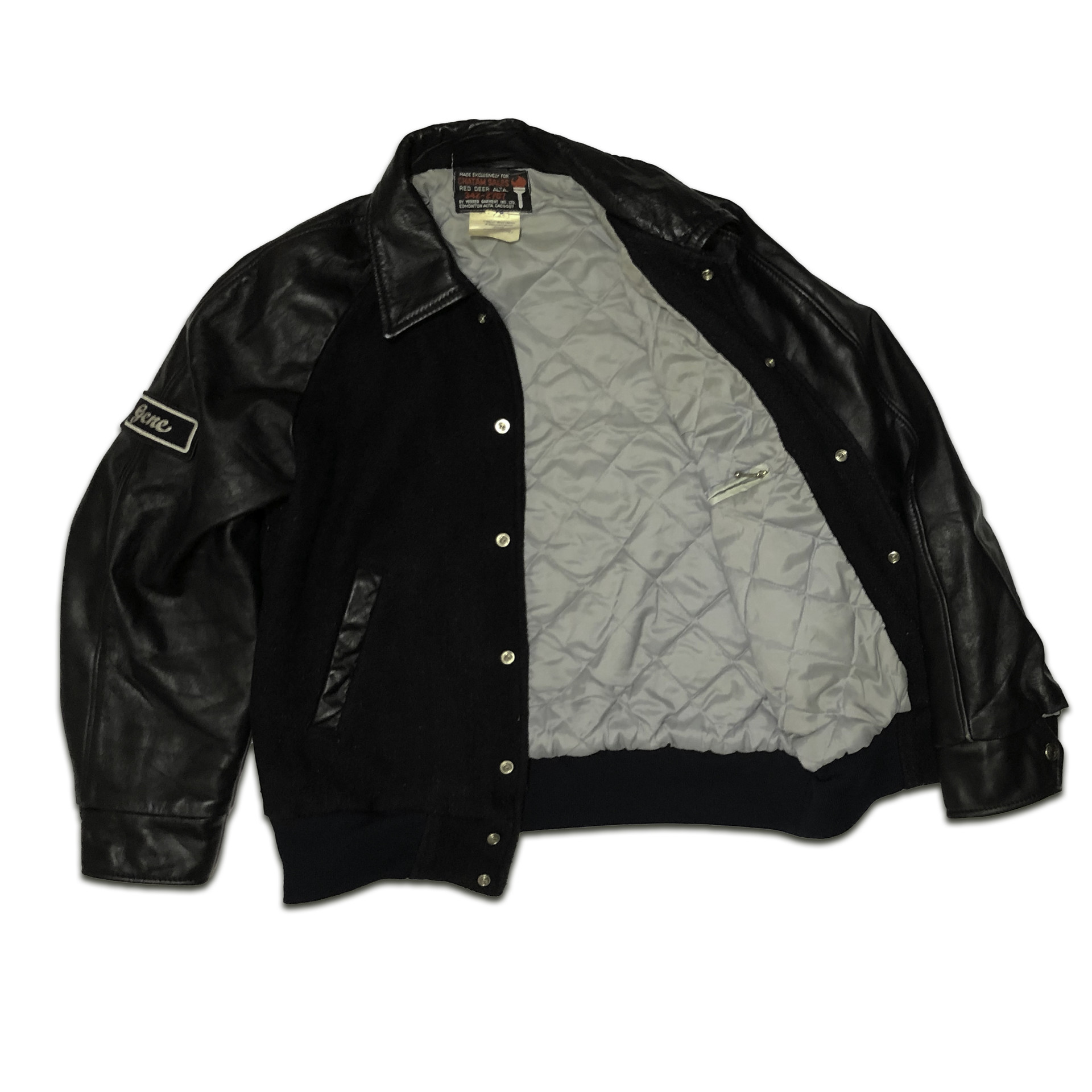 Vintage Leather Vasity jacket : 네오서울