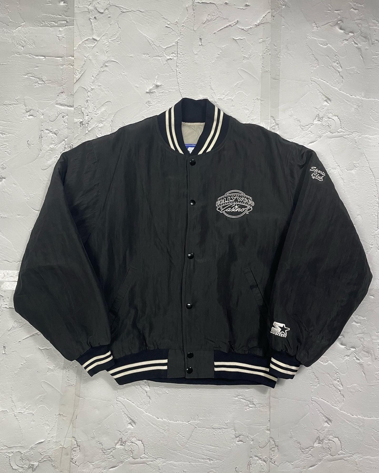 90s Made in USA Starter Nylon Varsity Jacket (105-110) : Share the vibe