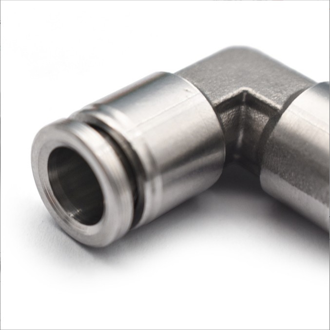 [Fitting] SUS 304 스테인리스 엘보우 원터치 피팅 파이프 튜브 호스 연결관 Elbow 아답터 ss304 stainless onetochfitting : 티디엘사이언스