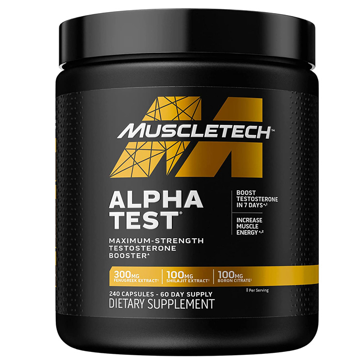 머슬테크 알파테스트 테스토스테론 부스터(남성용) 240 캡슐 / MuscleTech AlphaTest | Tribulus ...