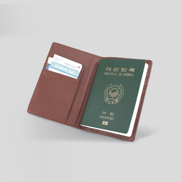 Pu가죽 여권 케이스 Diiver 다이버 굿즈로 하는 브랜딩
