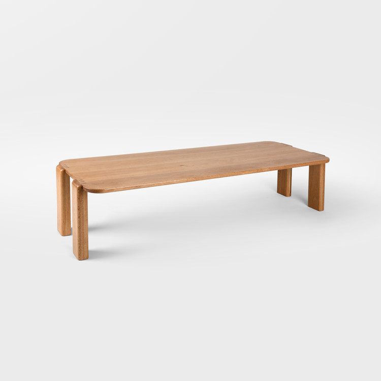 [G107] Oak Round Edge Tea TABLE : PROJECT_GRU