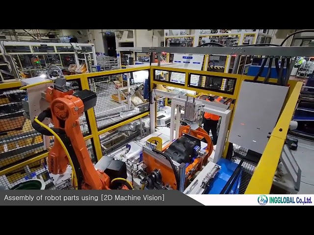Assembly of robot parts using 2D Machine Vision : 아이엔지글로벌(주)