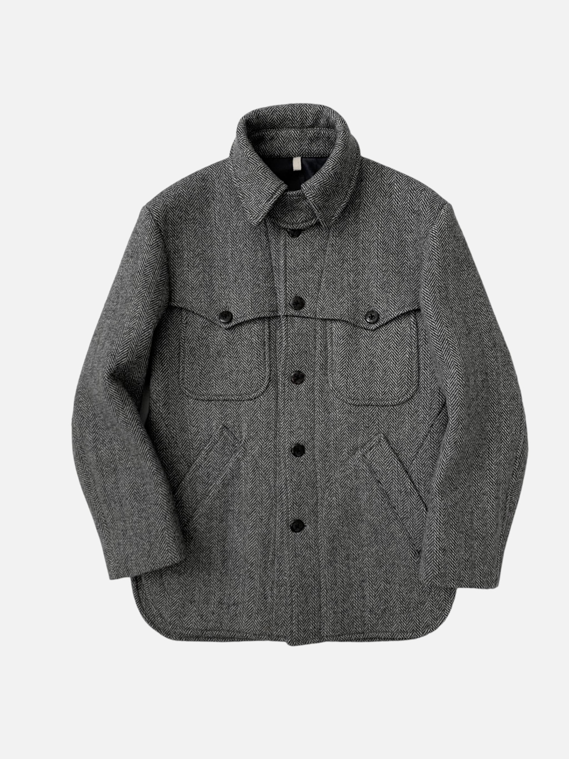 EDIFICE herringbon shirt jacket : TAAU