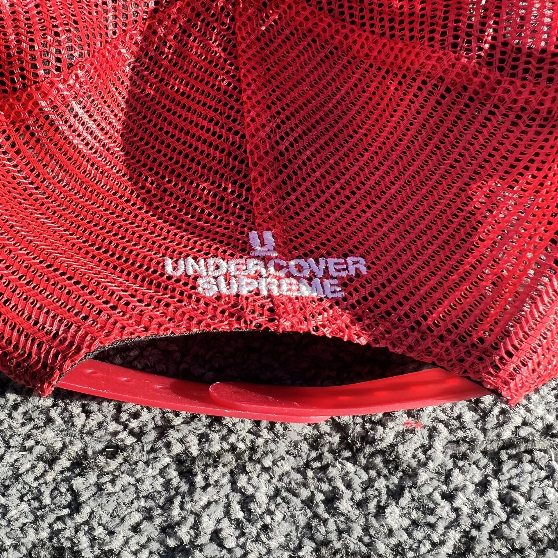 15ss supreme under cover mesh 5panel-cap red : soberseoul