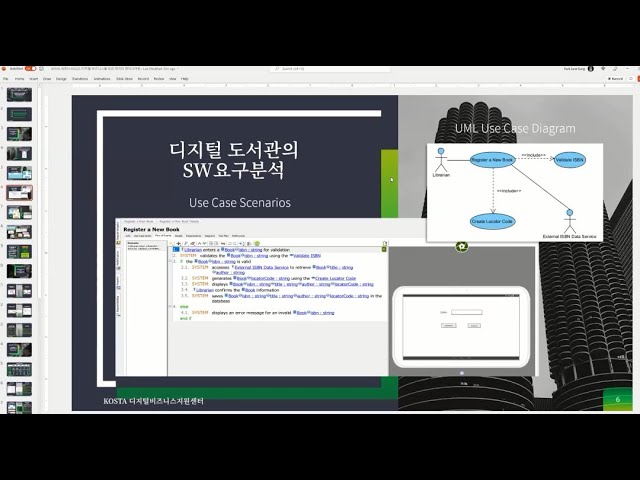 4강. 디지털 도서관의 SW 요구 분석 : Use Case Scenarios (2022.3.22.) : KOSTA 한국소프트웨어 ...
