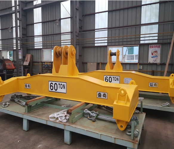 60TON LIFTING JIG : 반도호이스트크레인 | 국내 운반 하역 기계의 선구자